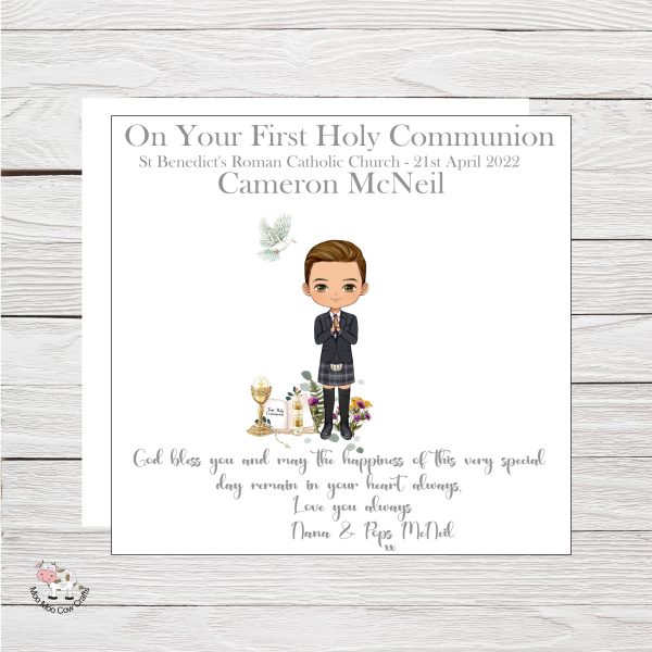 Congratulations Card for Kilt Wearing Son, Grandson, Nephew, God Child ...